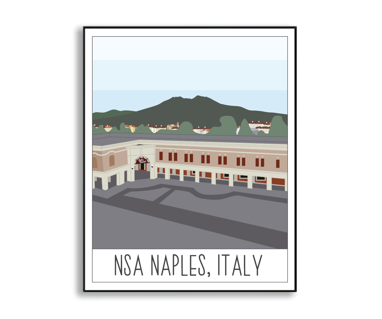 NSA Naples Print – Sketch + Sentiment