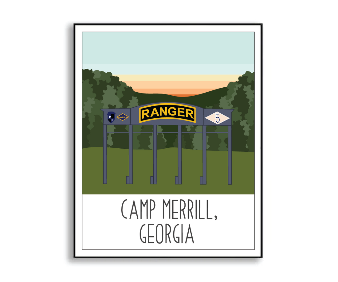 Camp Merrill Print – Sketch + Sentiment