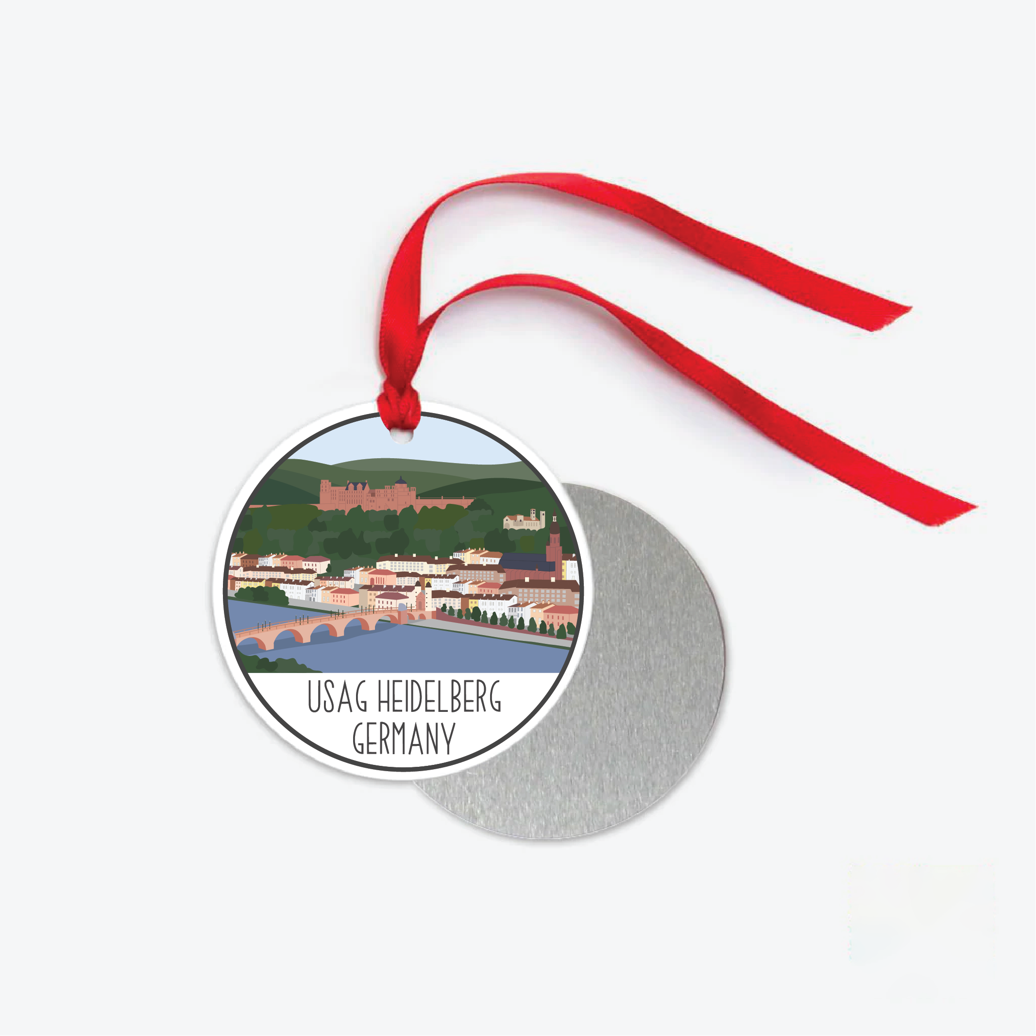 Usag Heidelberg Ornament Sketch Sentiment