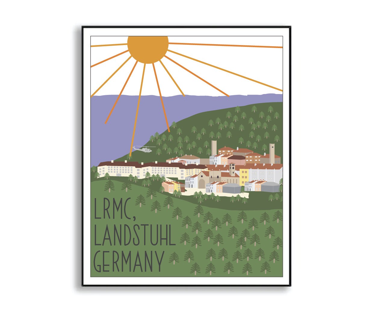 LRMC Landstuhl Germany Print – Sketch + Sentiment